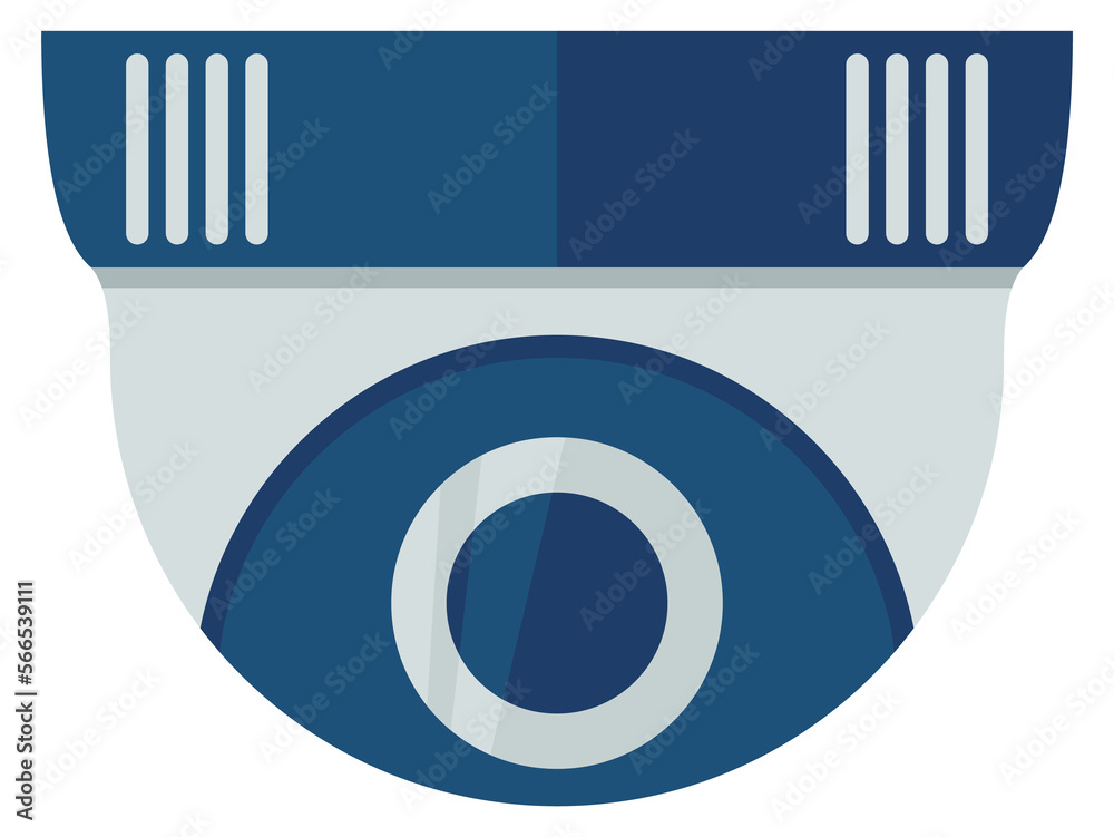 Security camera icon. Video surveillance color sign Stock Illustration ...