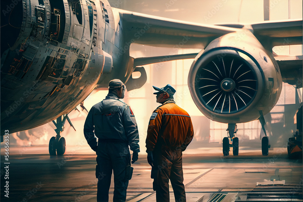 AERONAUTICAL ENGINEErs doing MAINTENANCE AIRCRAFT ENGINE IN CIVIL ...