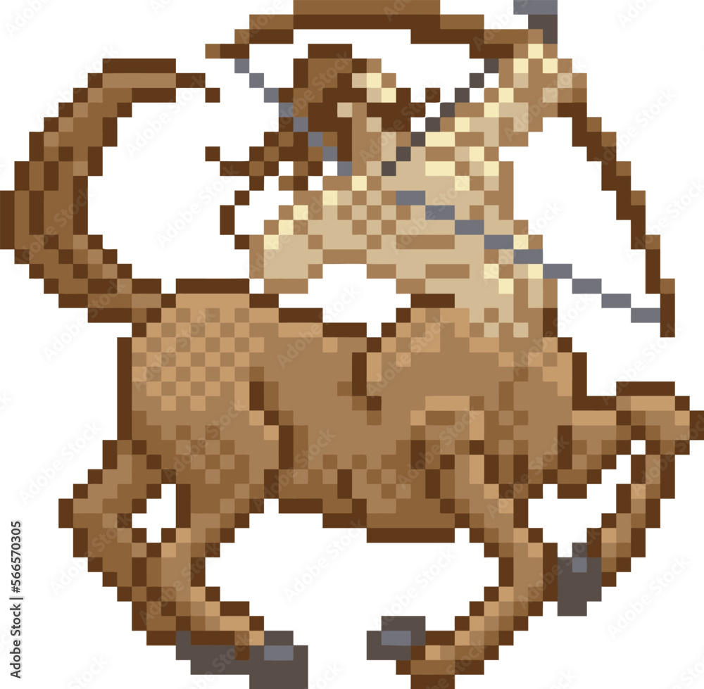 A zodiac horoscope or astrology Sagittarius centaur archer sign in a ...