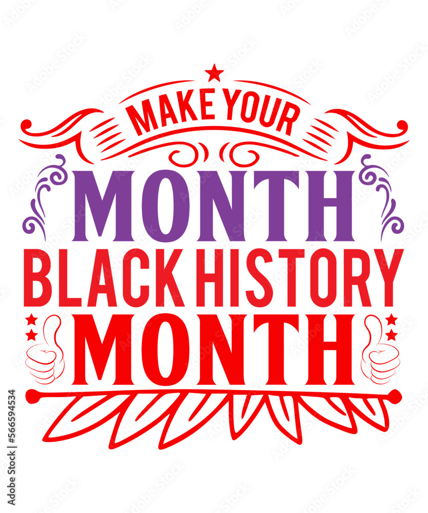 Make your month black history month SVG, black History Month SVG, Dream ...
