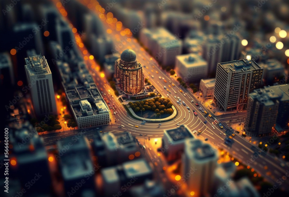 A Futuristic Ai Generated Render Of A Smart Connected Sustainable