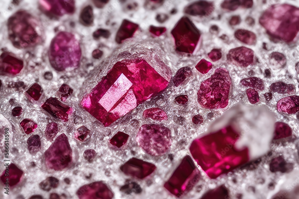 High-Resolution Image of Ruby Mineral Texture Background Showcasing the ...