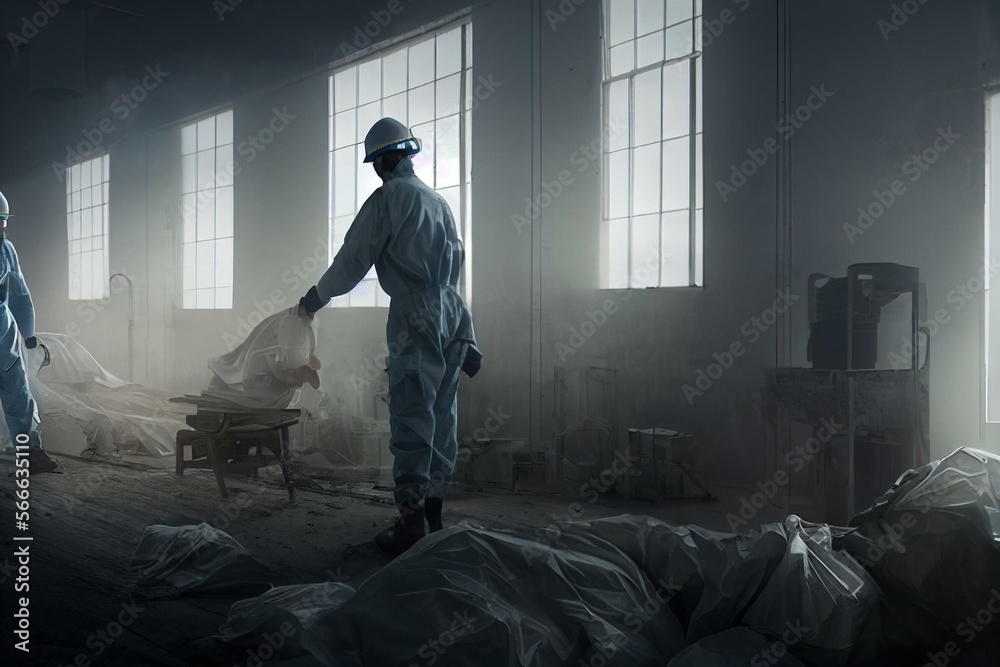 The worker suffered a finger injury, First aid support accident in the ...