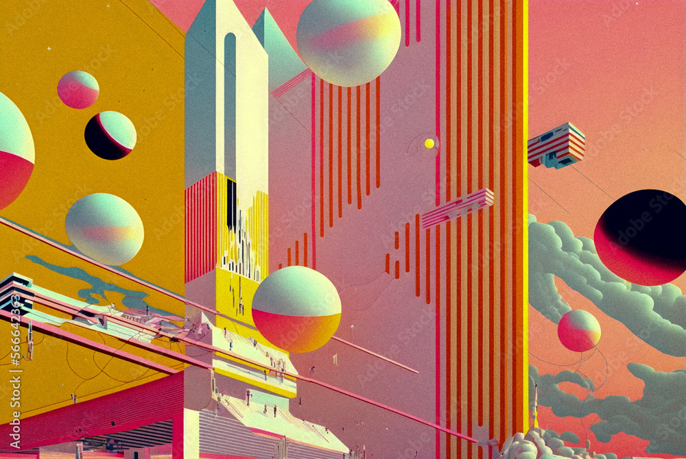 Retro Futuristic Art