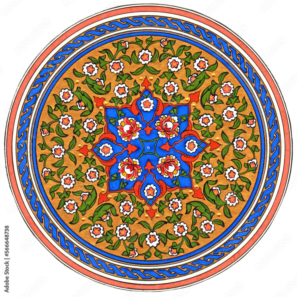 Turkish traditional handicraft motif on isolated background png ...