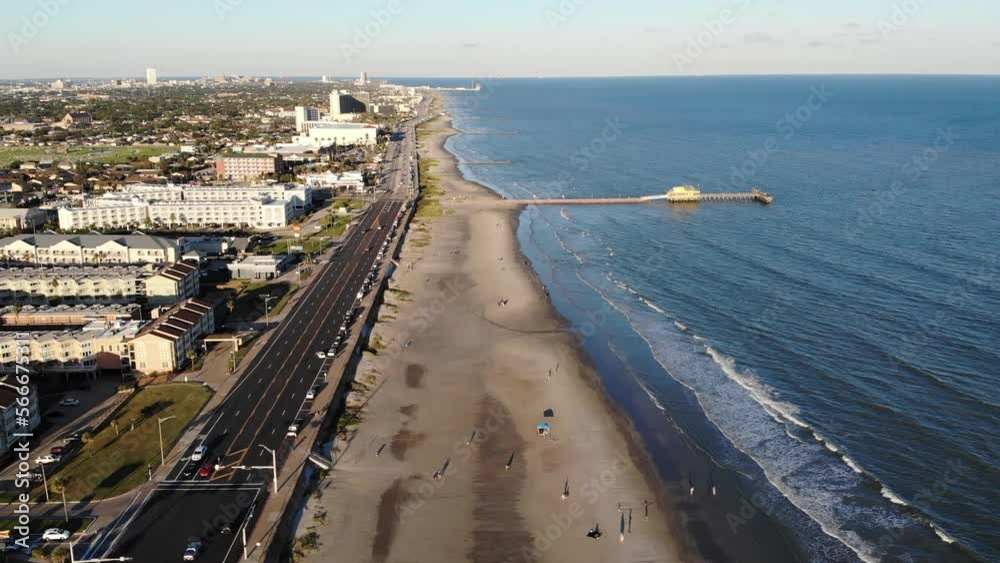 Drone aerial City in USA America. Non cinematic, just real life. Drone ...
