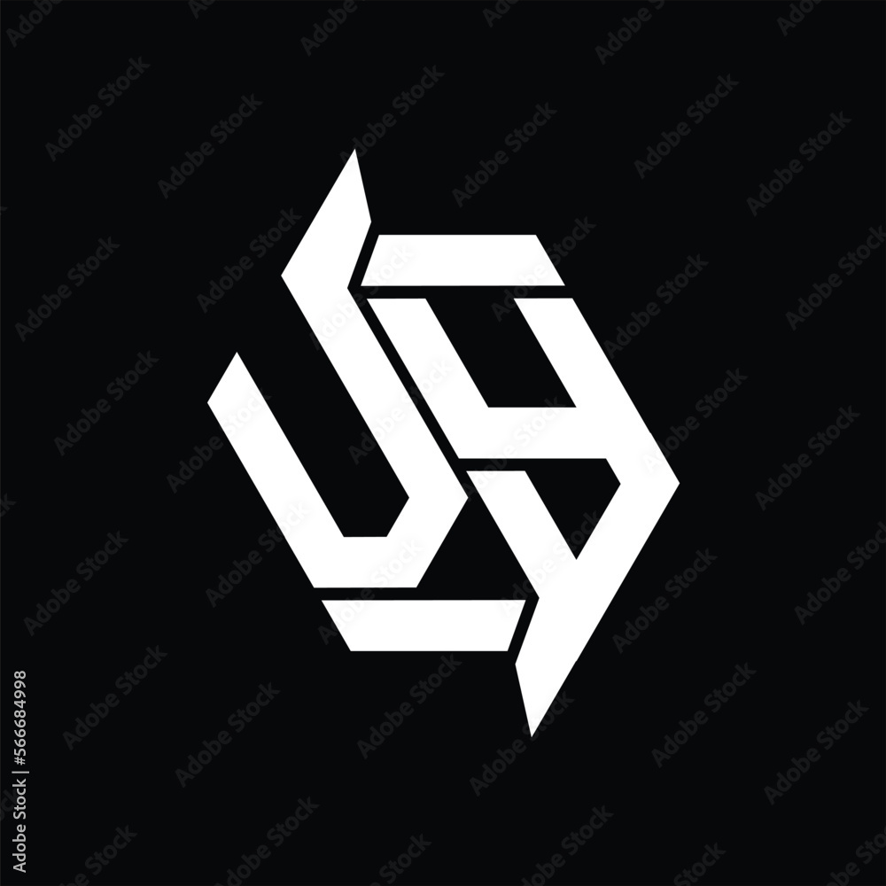 VY Logo monogram hexagon abstract shape vector images design template ... VY Logo monogram hexagon abstract shape vector images design template ...