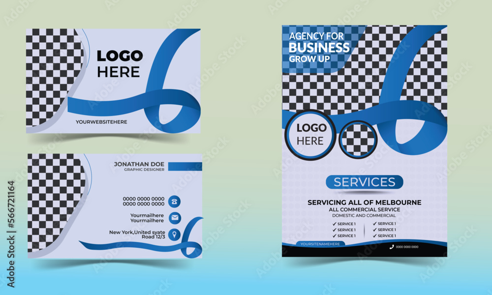 business card, energy flyer , stationery items, and brand identity ...