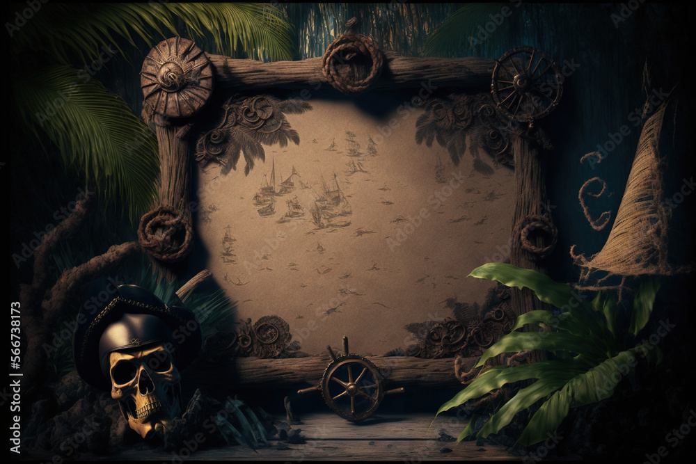 Pirates themed background - Pirates backgrounds series - Pirates theme ...
