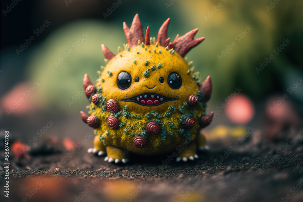 Yellow minion - Mini creatures series - Miniature yellow creature ...