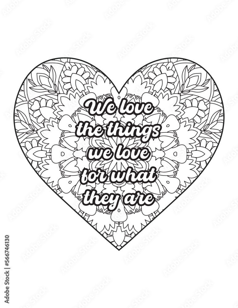 Heart Mandala flower for adult coloring book.Coloring for adults and ...