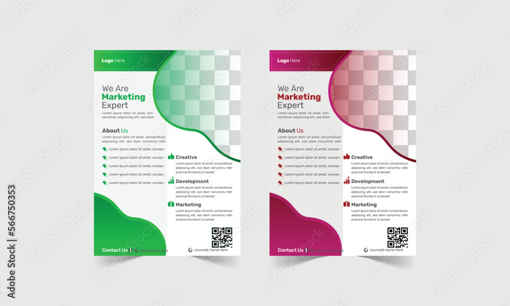 Poster flyer ,Sample text is for display,A4,vector illustration ...