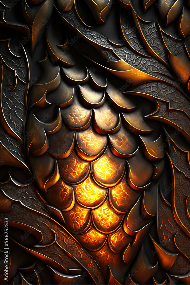 dragon skin, texture, pattern, design, tiles with red and green rim ...