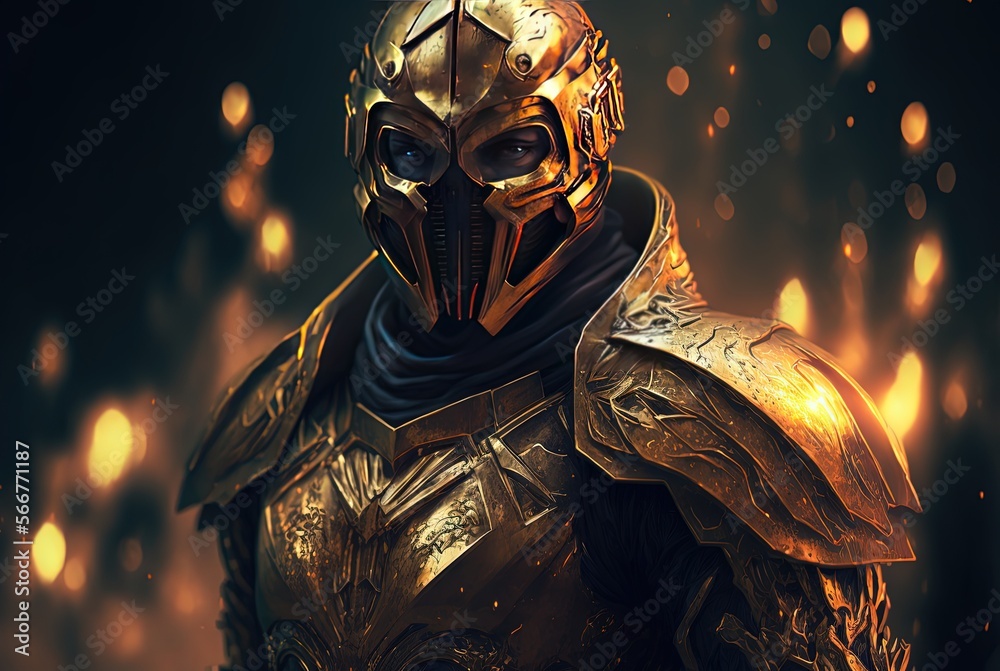 Masked Fantasy Warrior