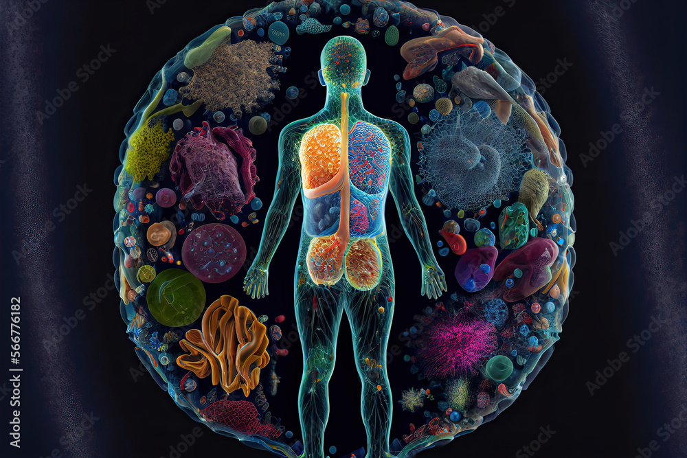 Immune system, protection against viruses and bacterias. Different ...