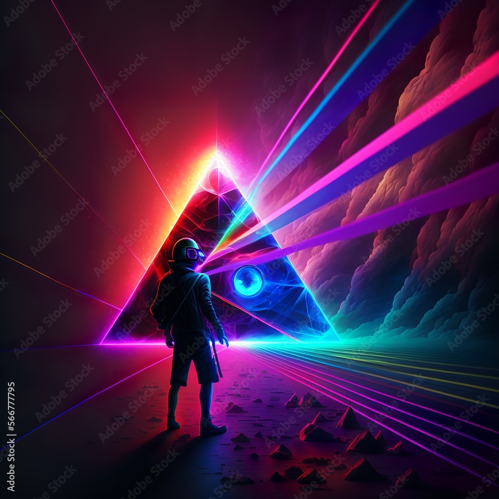 Bumm Colorful Holographic Beams Of Laser Light In Different Shapes Red bumm-colorful-holographic-beams-of-laser-light-in-different-shapes-red