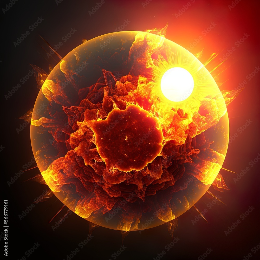 sun,nice space dark lights yellow red solar flare fantastic beautiful ...