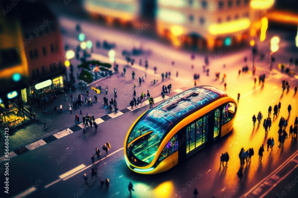 Future of urban autonomus mobility, AV city bus, AV, Public ...