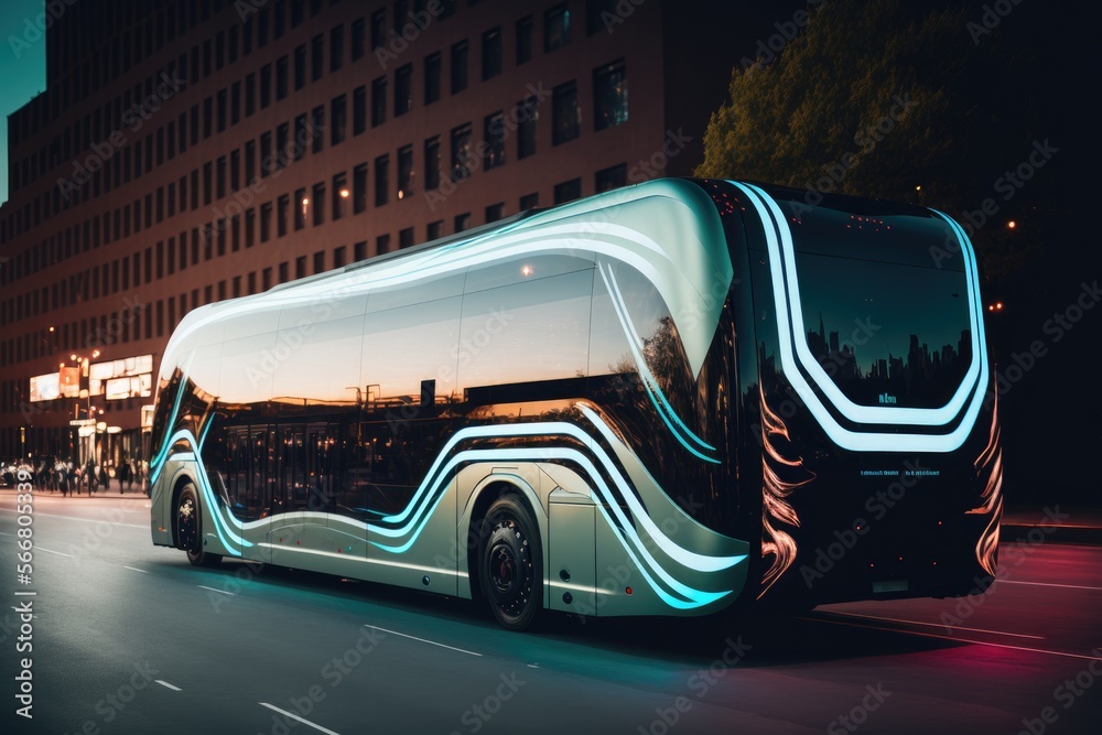 Future of urban autonomus mobility, AV city bus, AV, Public ...