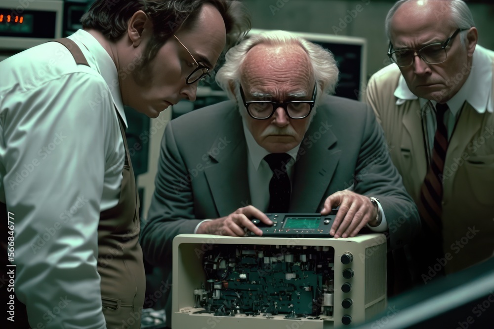 Computer pioneers working in early computer systems in the 70s ...