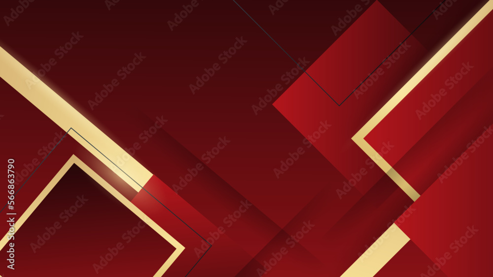Red and gold luxury background. Red gold abstract background for design ...