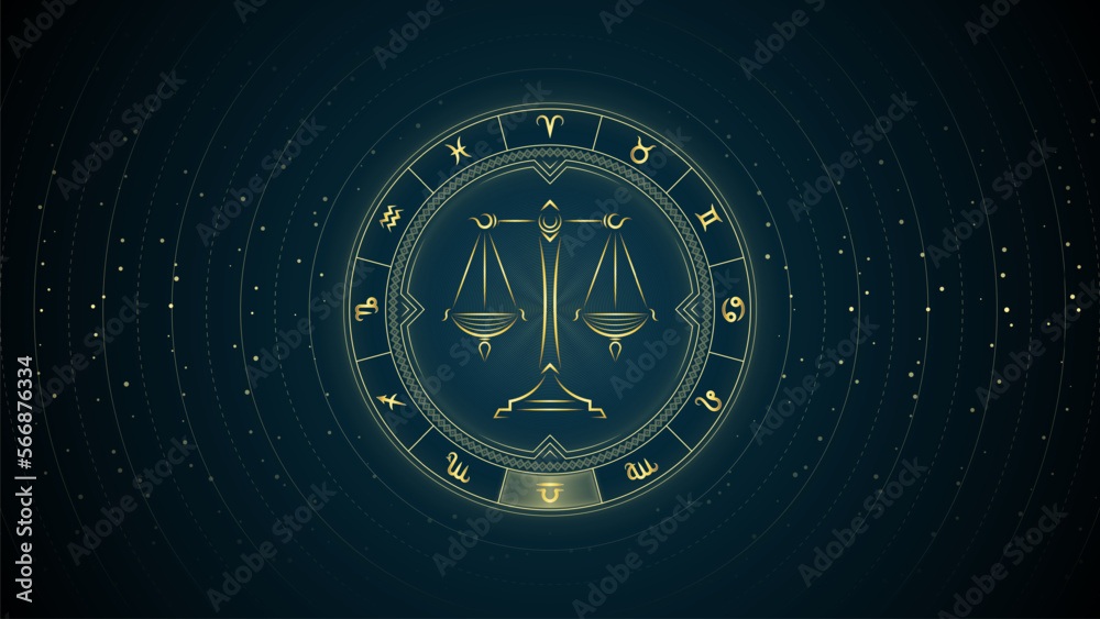 Balance, Scale Libra Zodiac Sign, Wheel of Twelve Symbol, Horoscope and ...