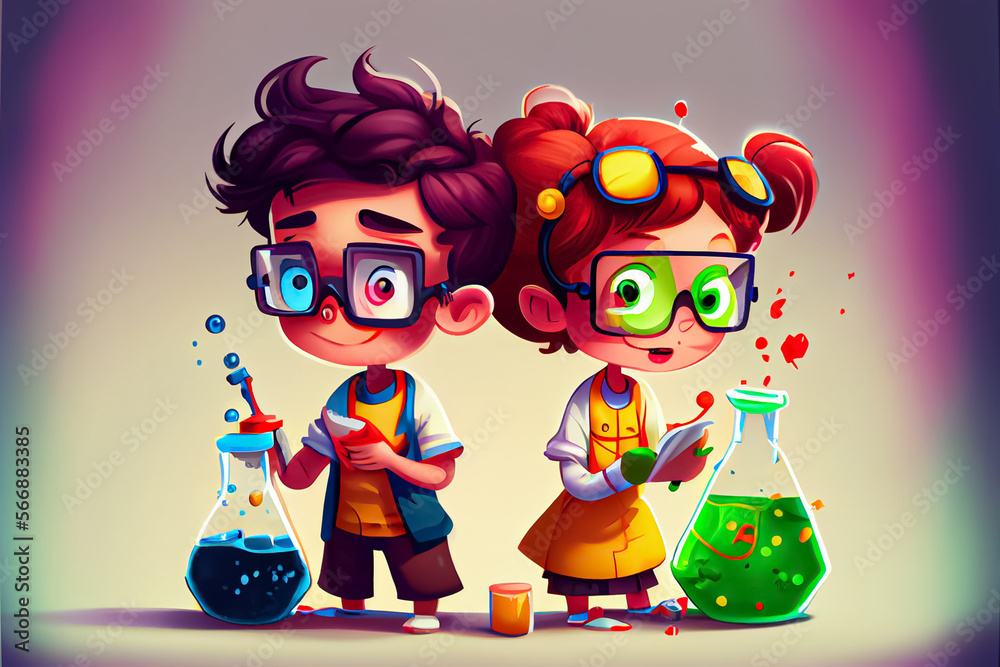 Chemistry Cartoon For Kids