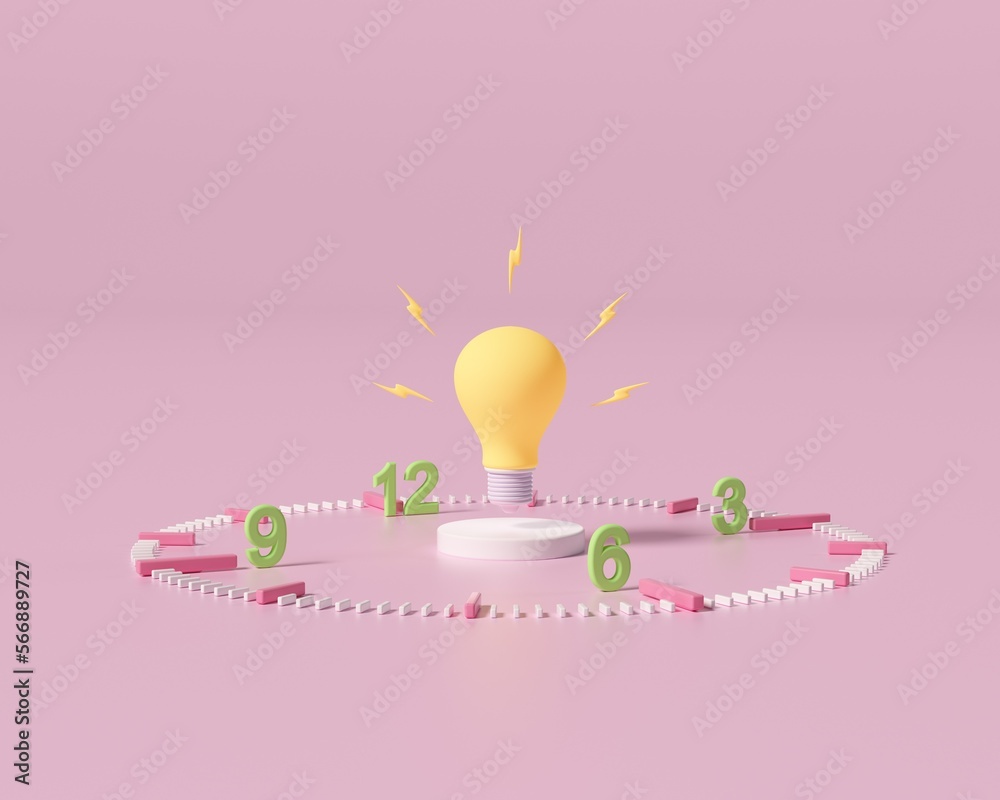 platform pink time clock tick indefinite continuous progress timely ...