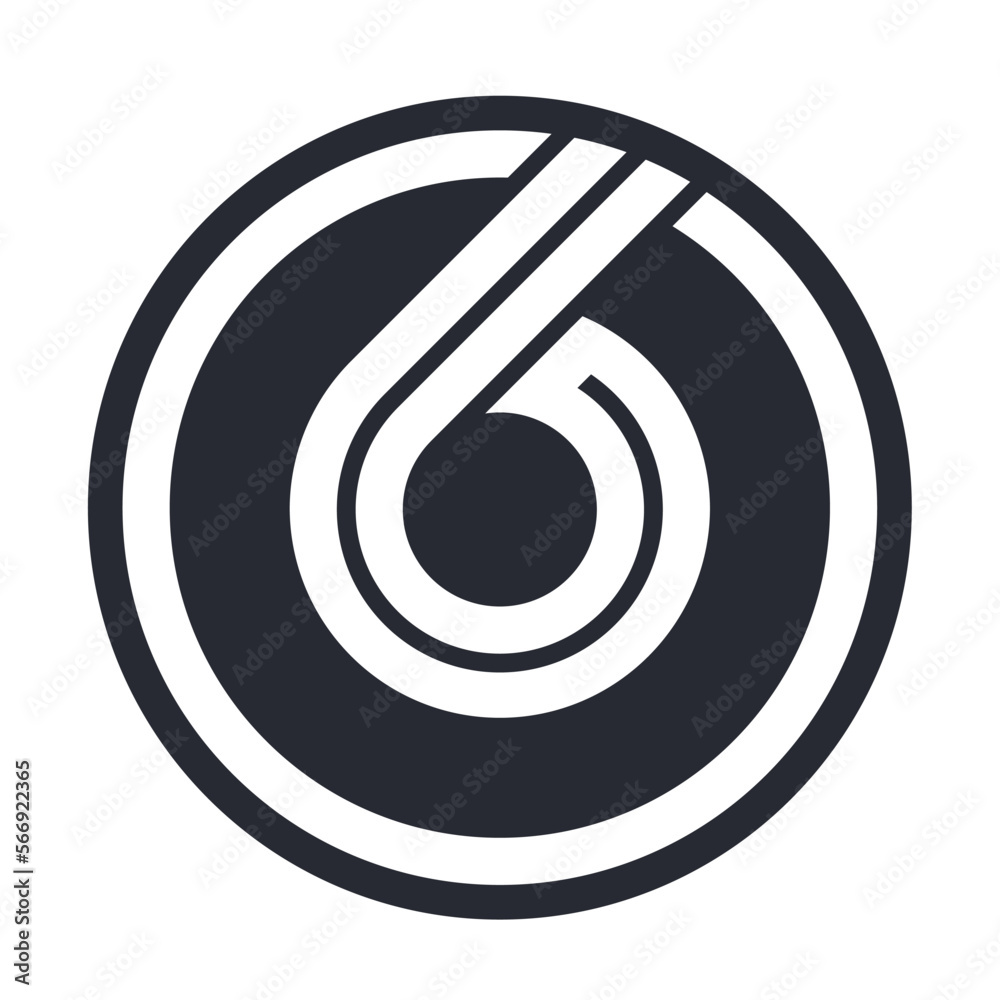 grunge number 66 logo icon. Vintage design for business and company in ...
