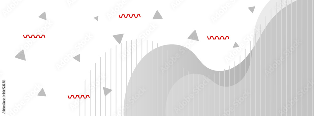 modern abstract background with grey color fluid shapes on white ...