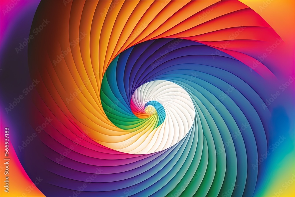 Colorful, abstract backdrop with white lines. silhouettes with a ...