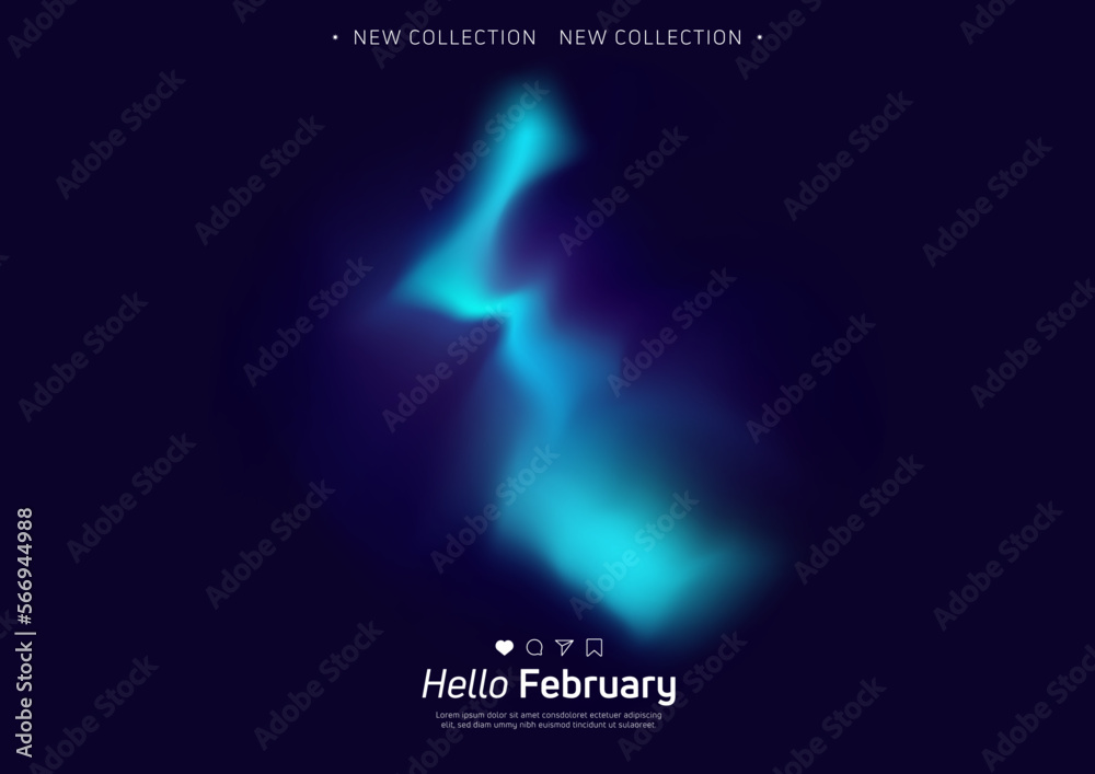 Page design inspiration with abstract background. Shades of blue ...