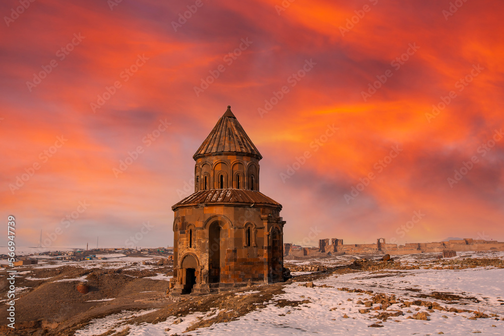 Fotografia do Stock: Ani site of historical cities (Ani Harabeleri ...
