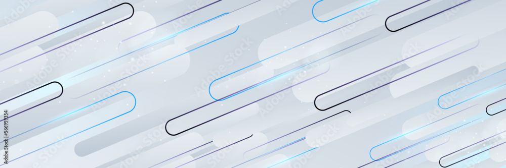 Abstract white background banner. White abstract banner design. Vector ...