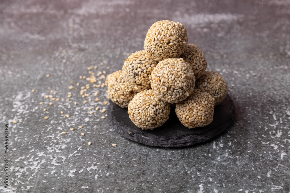 sweet balls "Til laddu" are traditional Indian sweet balls made with ...