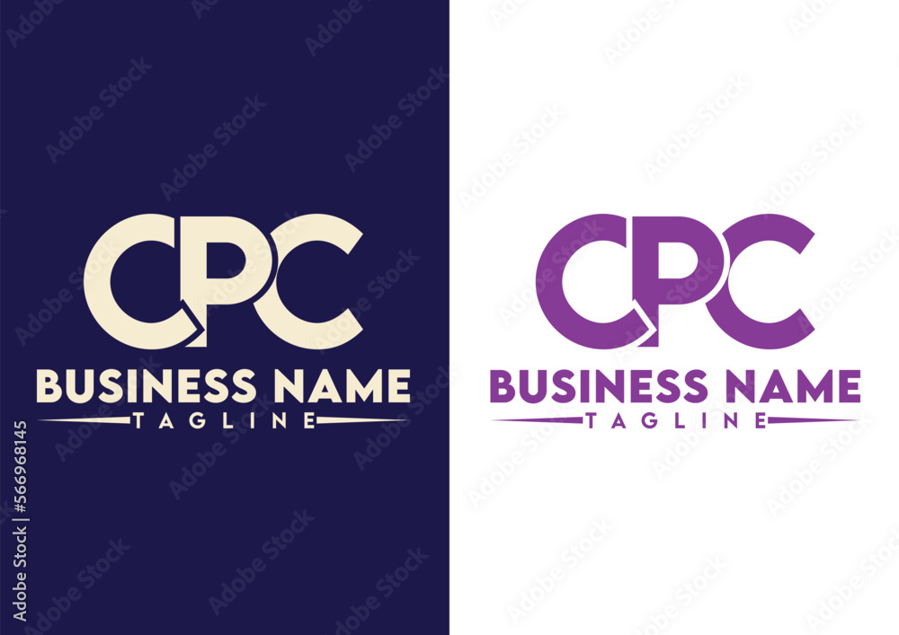 Letter CPC logo design vector template, CPC logo Stock Vector | Adobe Stock