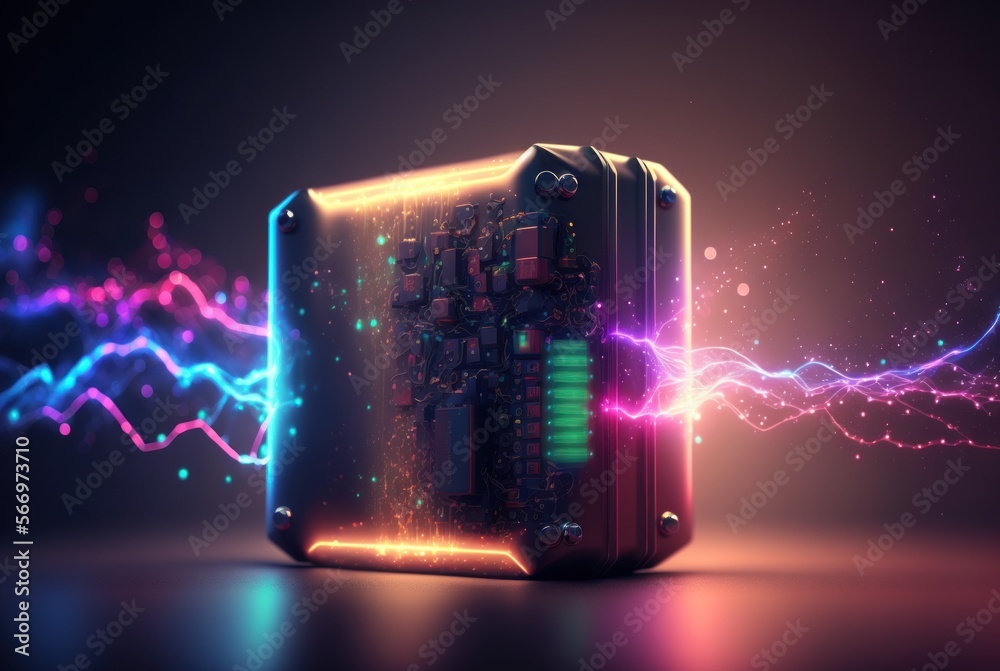 lithium ion battery starts charging electric energy supply, fast ...