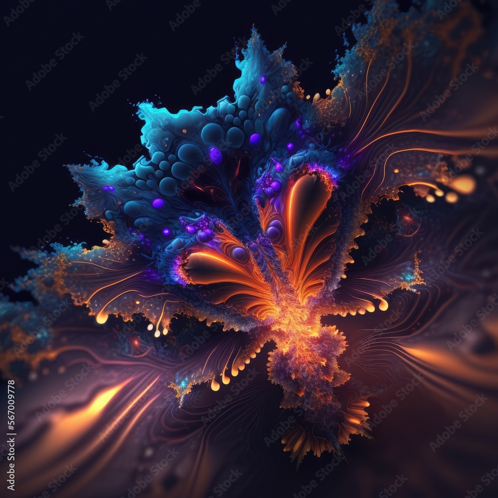 Abstract Shapes: A Journey of Colors and Forms Stock Illustration ...