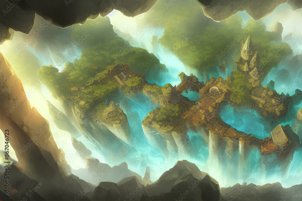 RPG Map Scenery (Mobile Games Style)- Background for Level Design, RPG ...