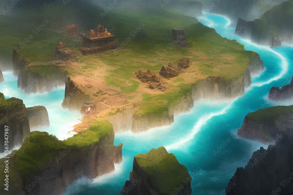 RPG Map Scenery (Mobile Games Style)- Background for Level Design, RPG ...