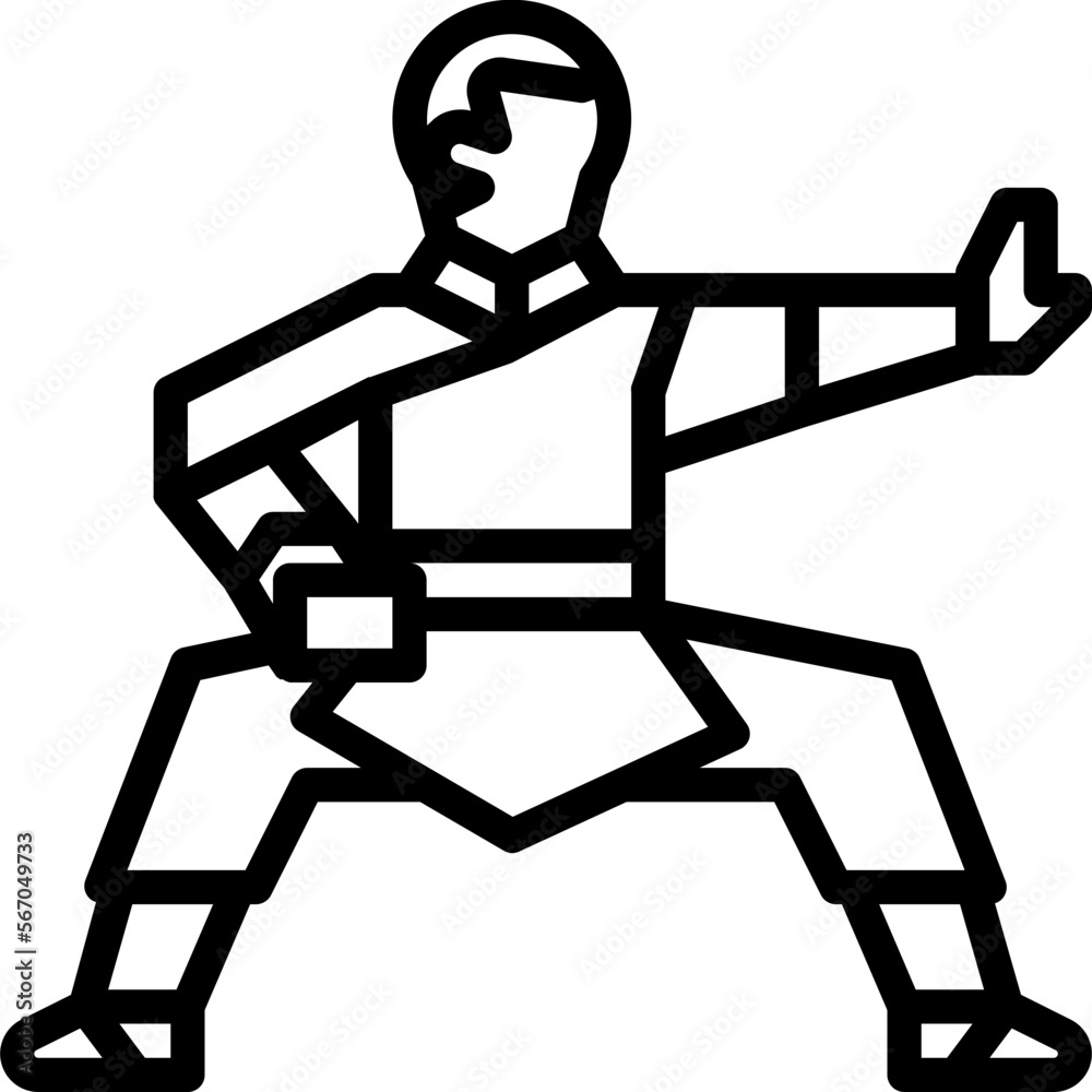 shaolin icon Stock Vector | Adobe Stock