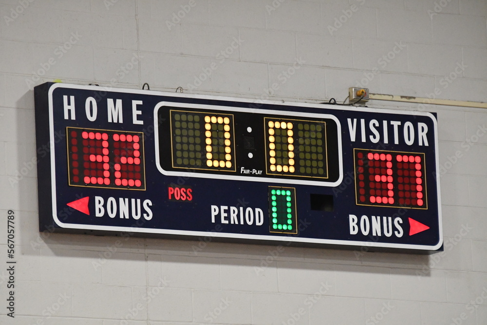 Scoreboard Stock Photo | Adobe Stock