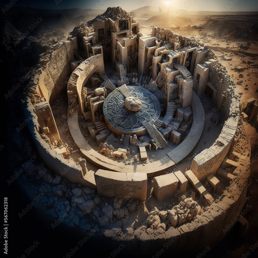 Gobekli Tepe: Ilustrações que revelam segredos de uma era antiga Stock ...