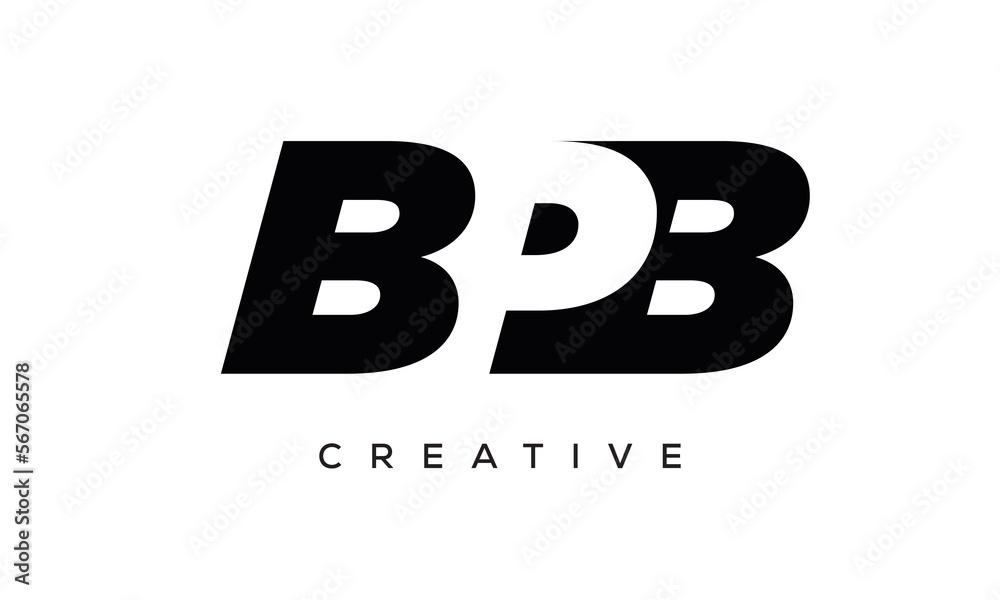 BPB letters negative space logo design. creative typography monogram ...