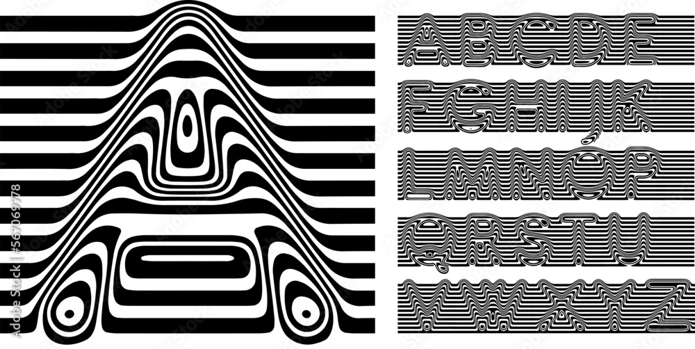 Optical Illusion Drawing Letter A at Luca Waldock blog