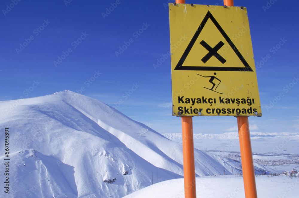 Warning sign Stock Photo | Adobe Stock