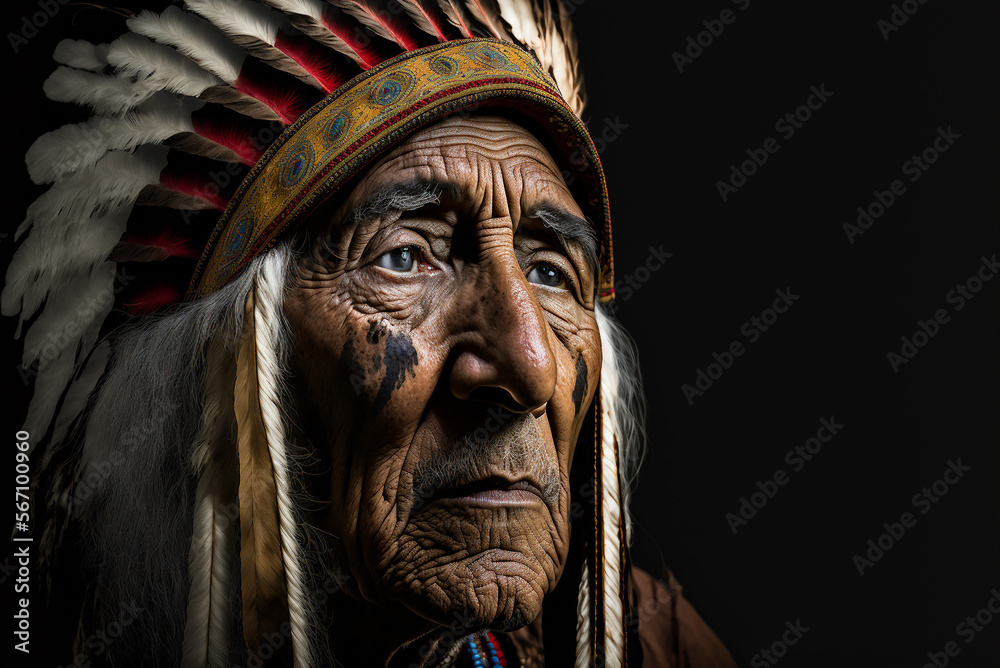 Dark Native American Wallpaper
