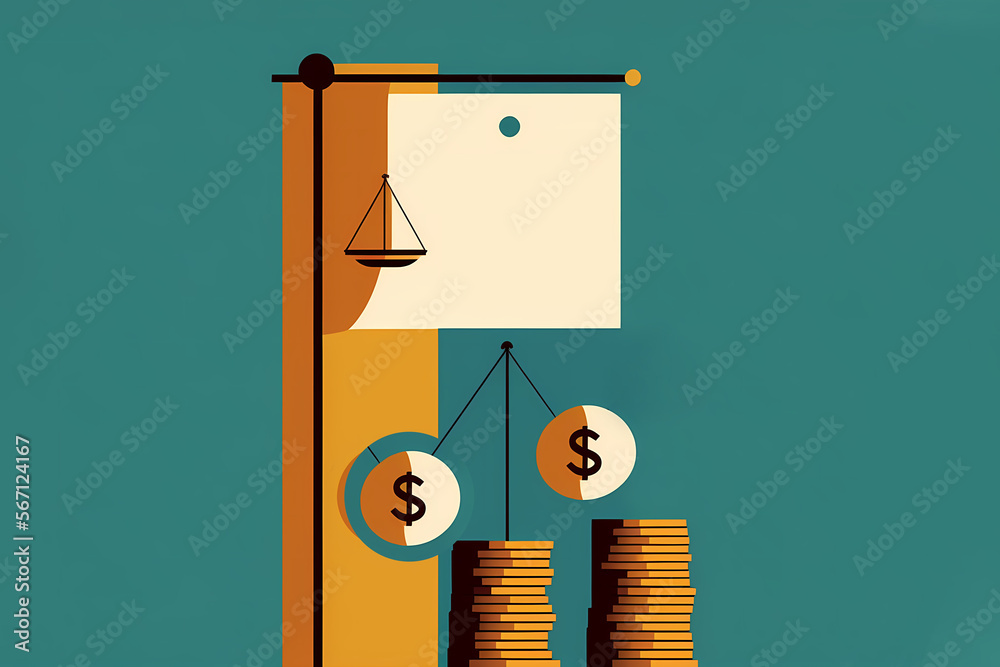 National Financial Literacy Month. Geometric design suitable for ...