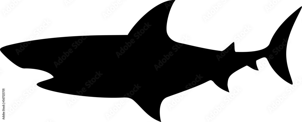 Shark symbol design Stock Vector | Adobe Stock