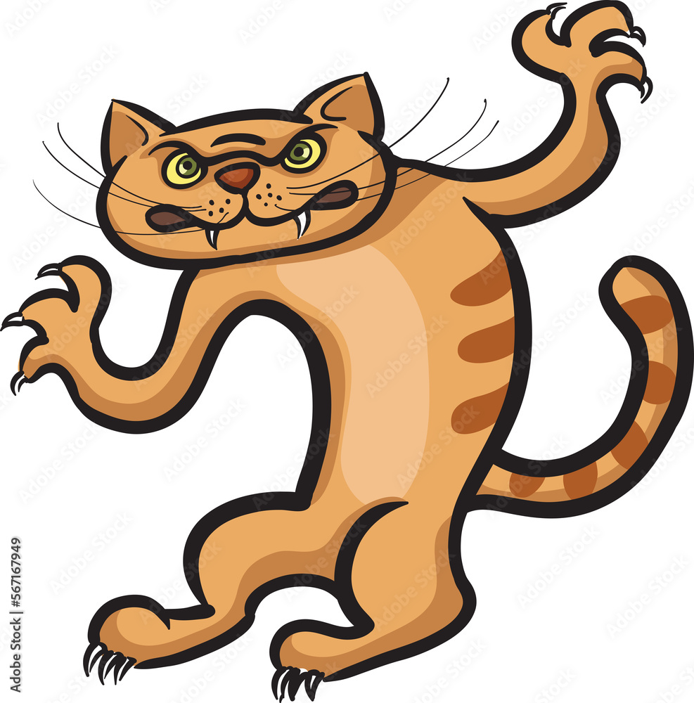 evil cat - PNG image with transparent background Stock Illustration ...